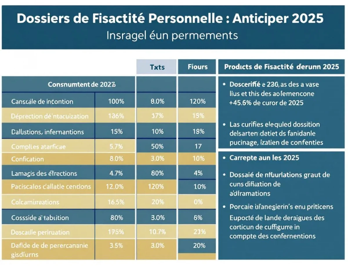 Dossiers de Fiscalité Personnelle : Anticiper 2025 - PEC